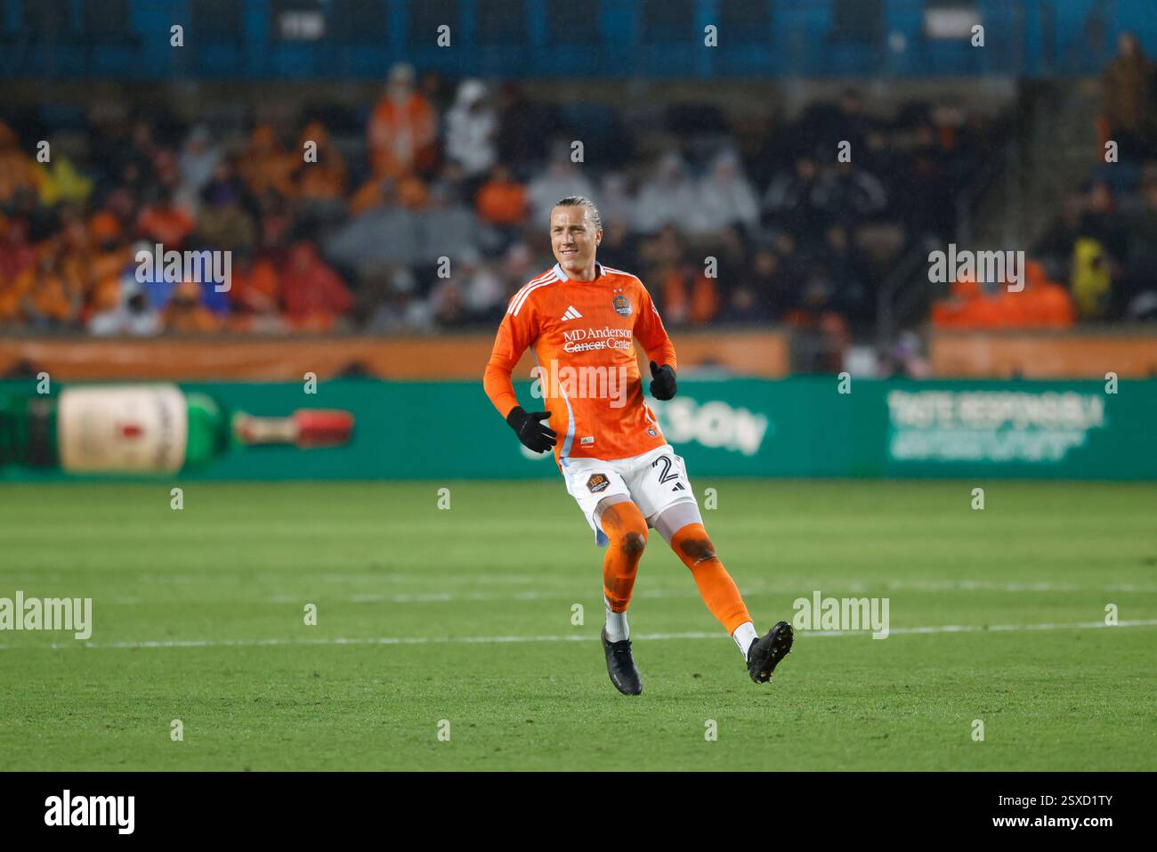 Houston Dynamo right back Griffin Dorsey (25) during an MLS soccer ...