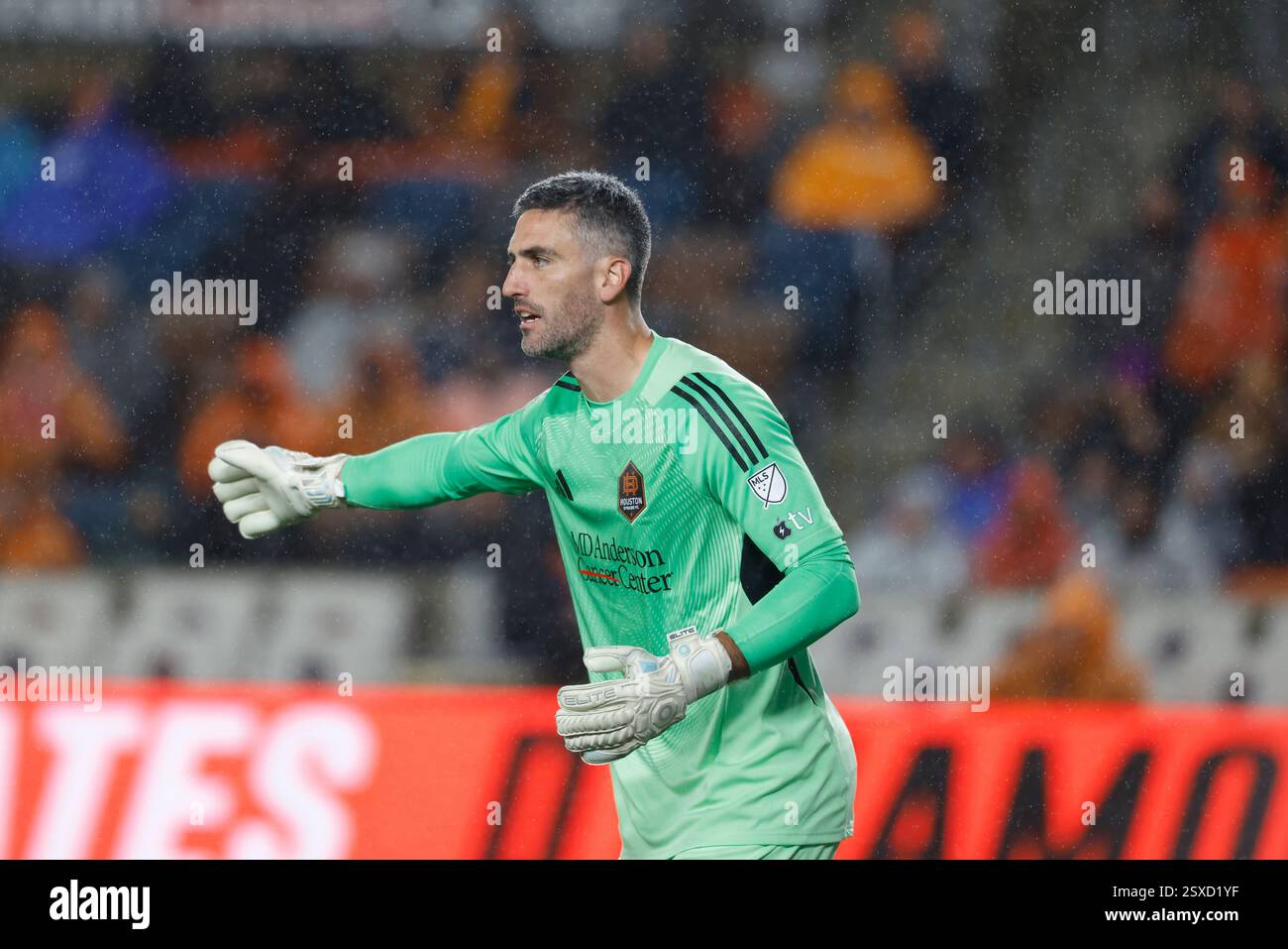 Houston Dynamo goalkeeper Andrew Tarbell (13) during an MLS soccer ...