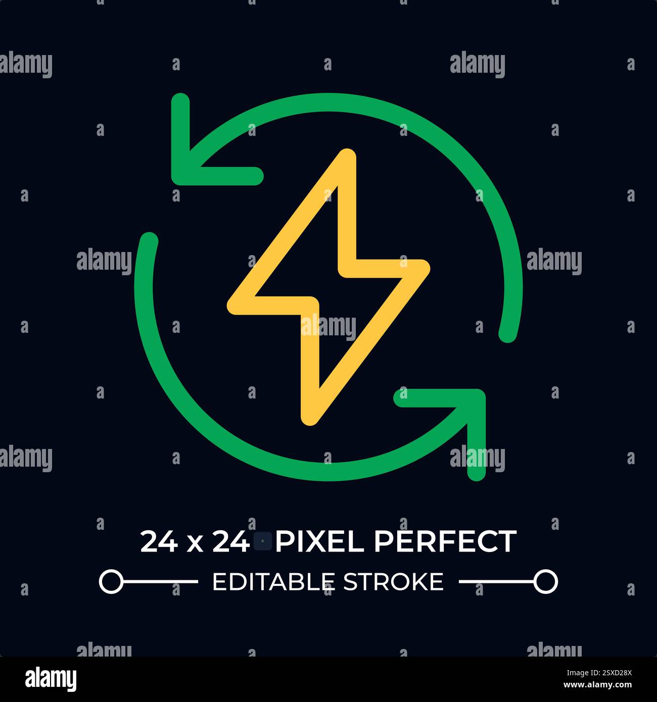 Energy recycling line ui hi-res stock photography and images - Alamy