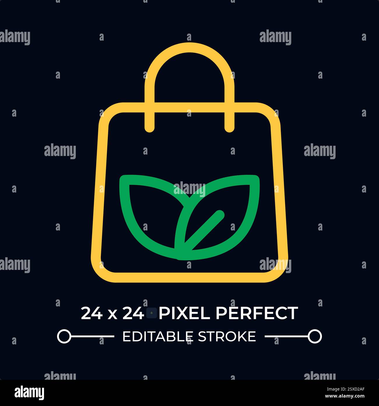 Eco fabric shopping bag Stock Vector Images - Alamy