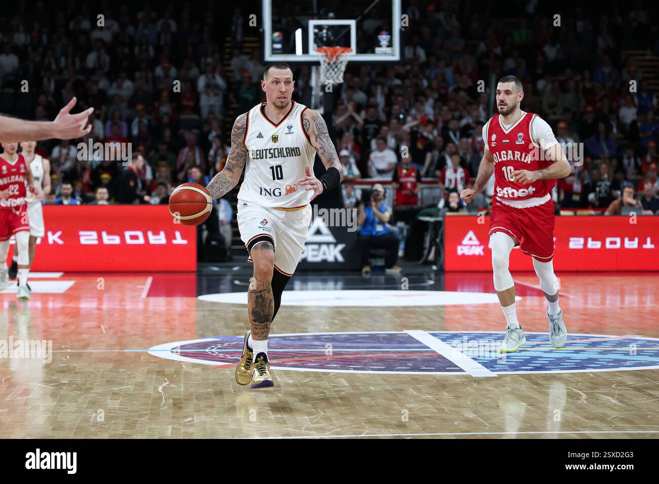 23 February 2025, Bavaria, Bamberg: Basketball: European Championship ...