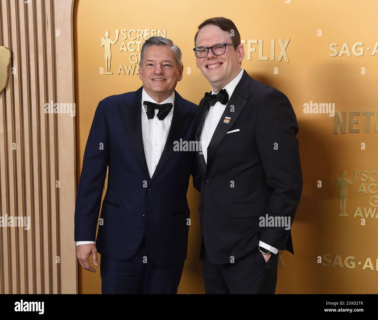 Los Angeles, USA. 23rd Feb, 2025. Ted Sarandos and Duncan Crabtree ...