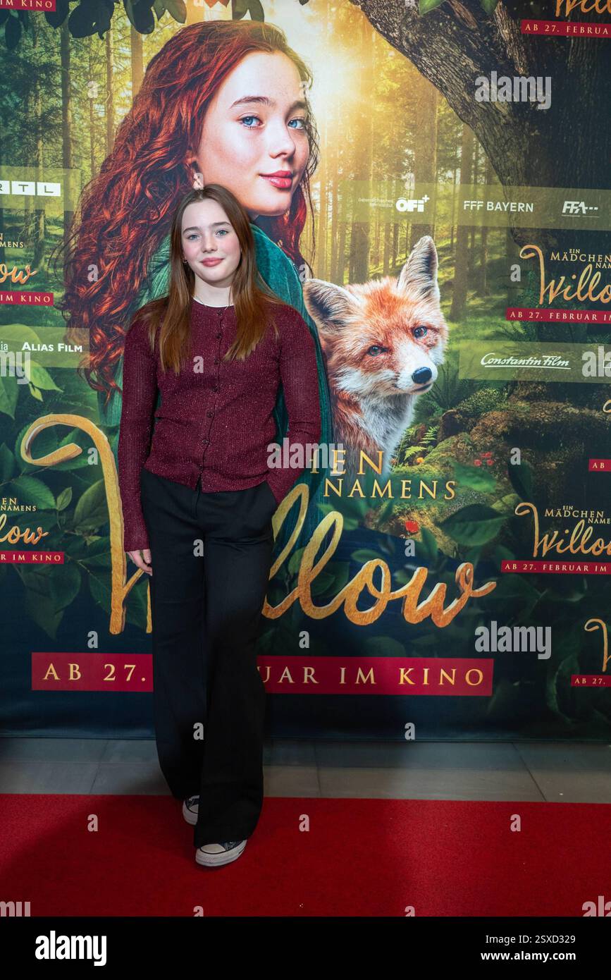 Vienna, Austria. 22nd Feb, 2025. Cinema premiere "Ein Mädchen namens ...