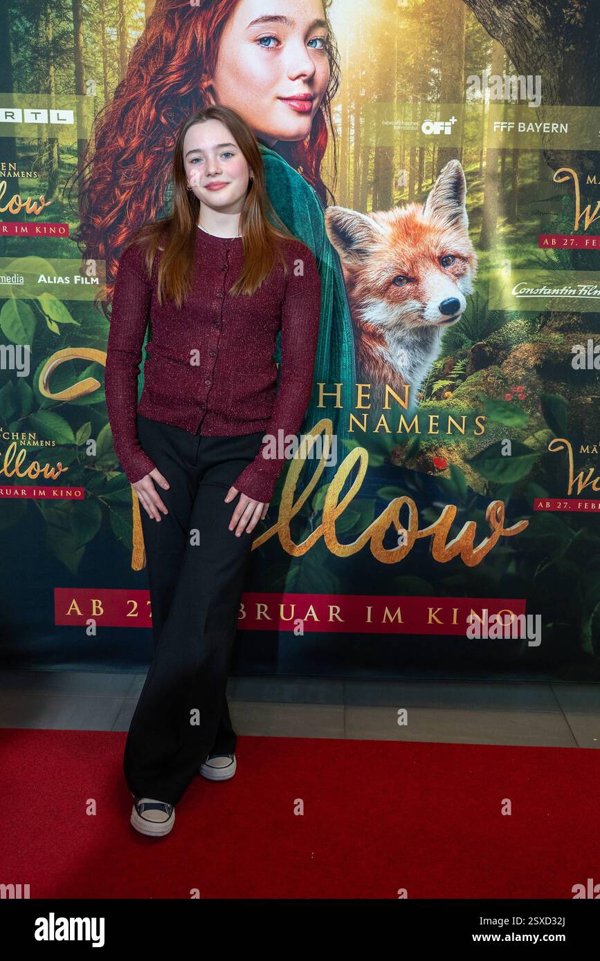 Vienna, Austria. 22nd Feb, 2025. Cinema premiere "Ein Mädchen namens ...