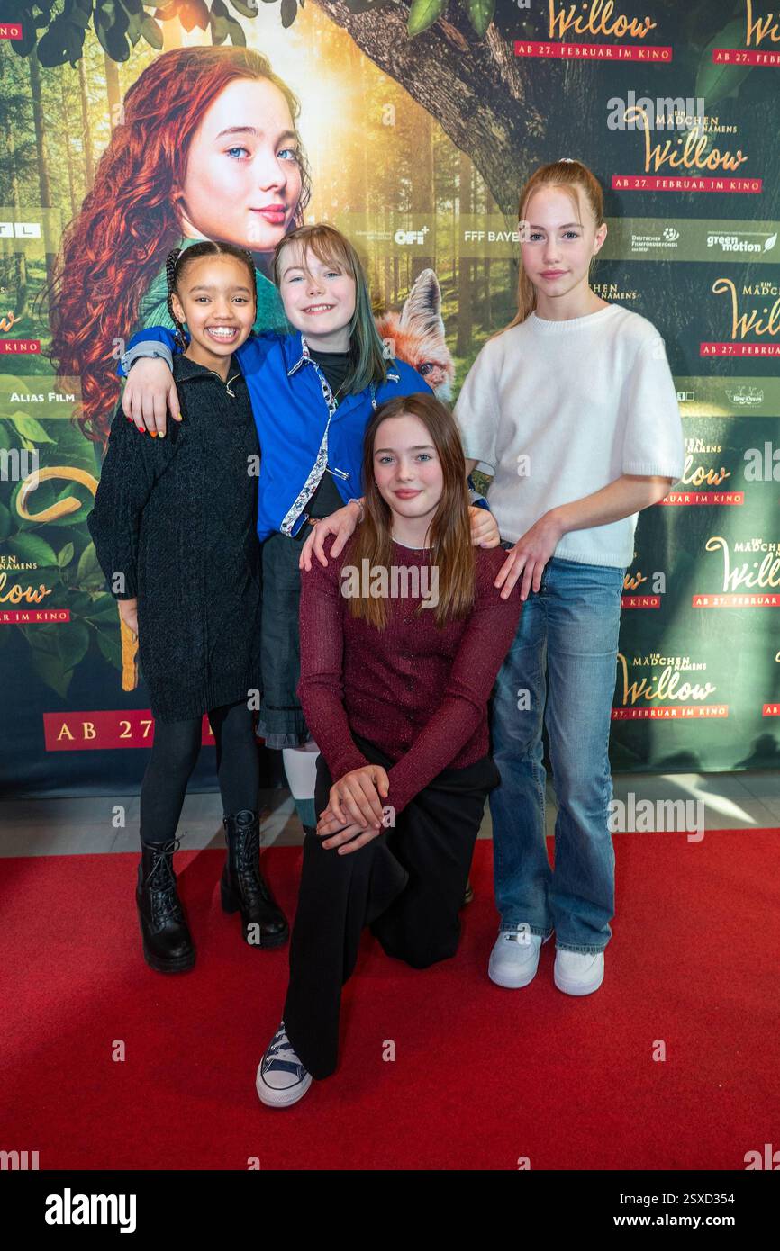 Vienna, Austria. 22nd Feb, 2025. Cinema premiere "Ein Mädchen namens Willow" (A Girl Called ...