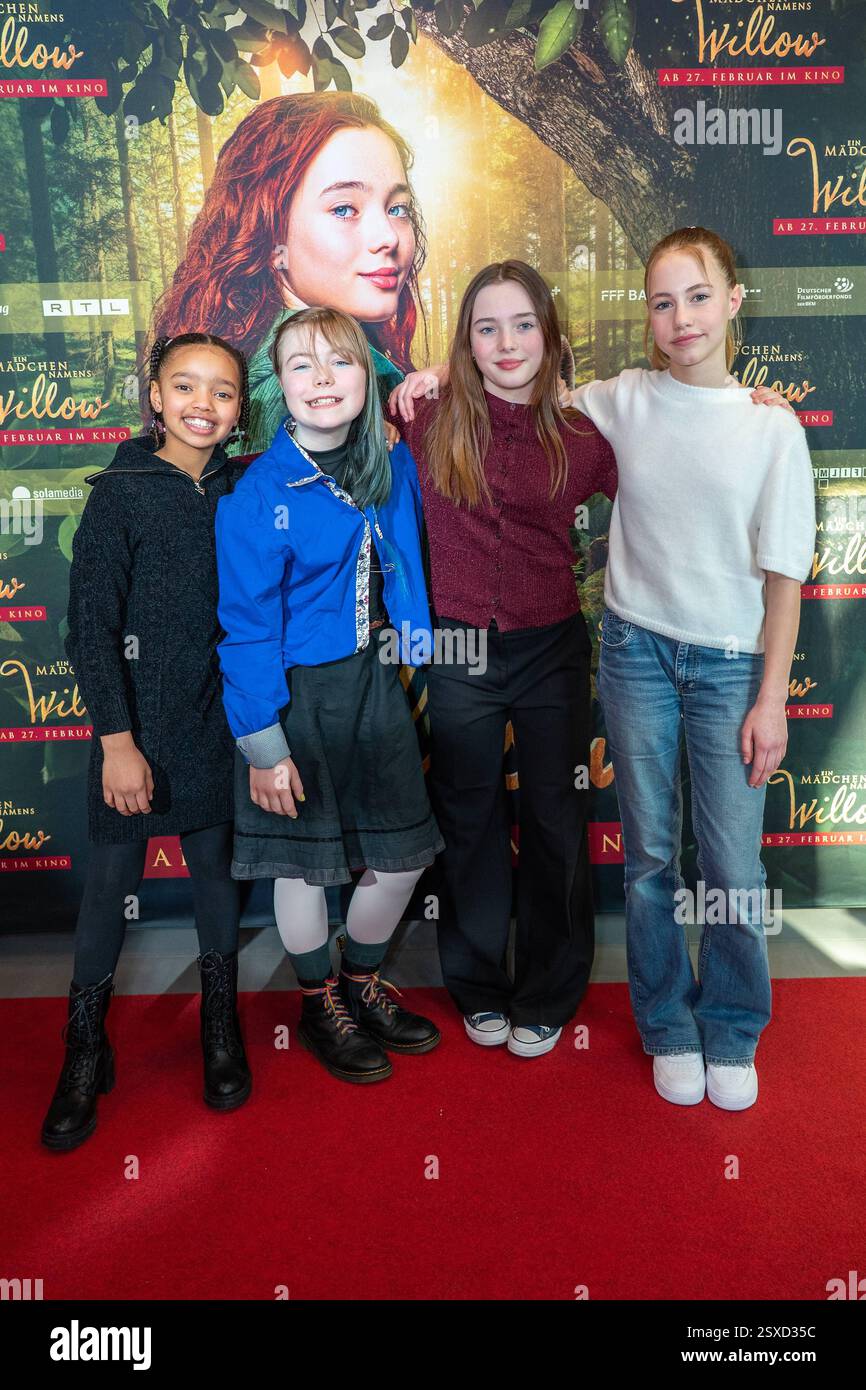 Vienna, Austria. 22nd Feb, 2025. Cinema premiere "Ein Mädchen namens ...