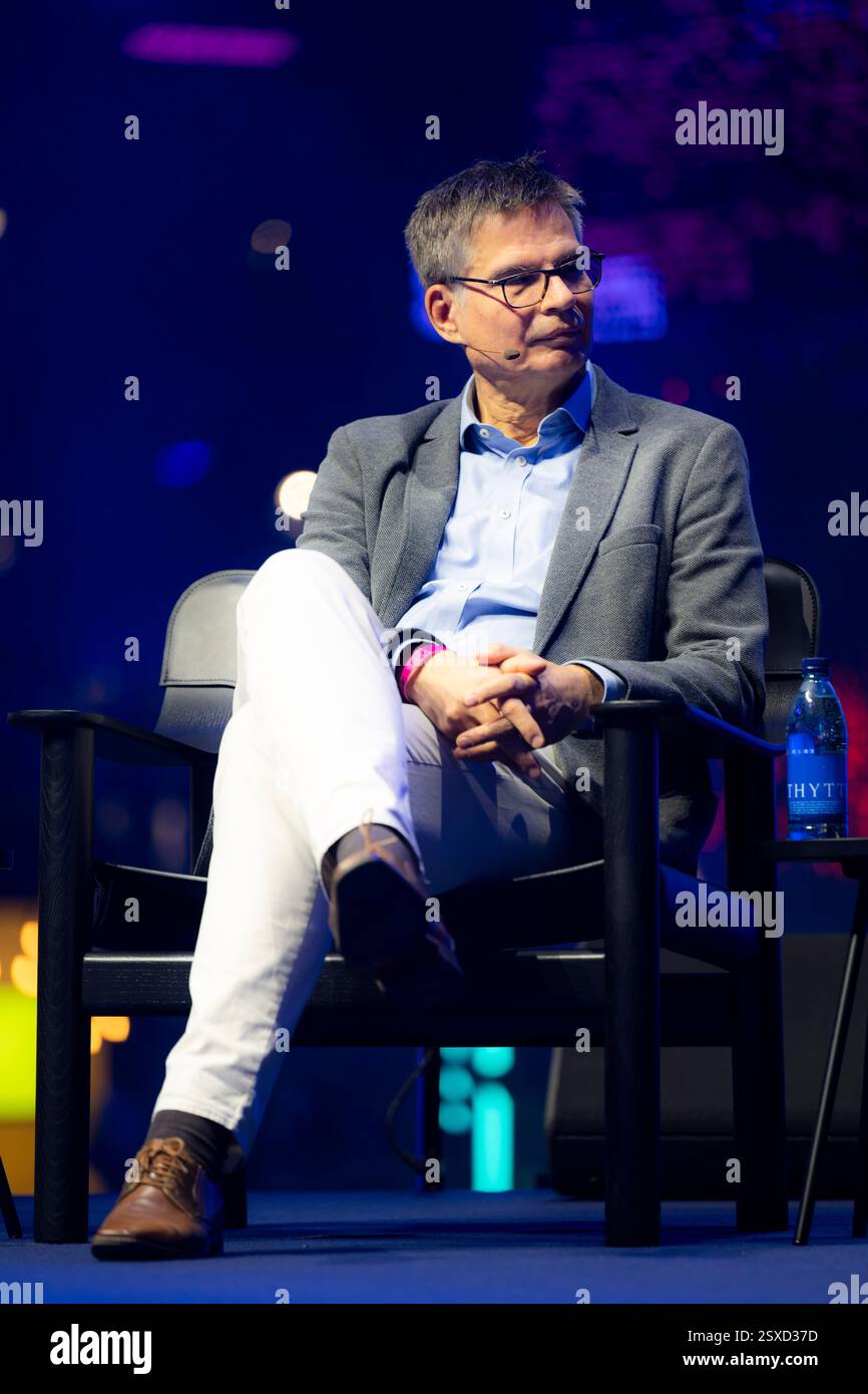 Stockholm, Sweden. 21st Feb, 2025. Dirk Voeste, Head of Sustainability at Volkswagen Group, on ...