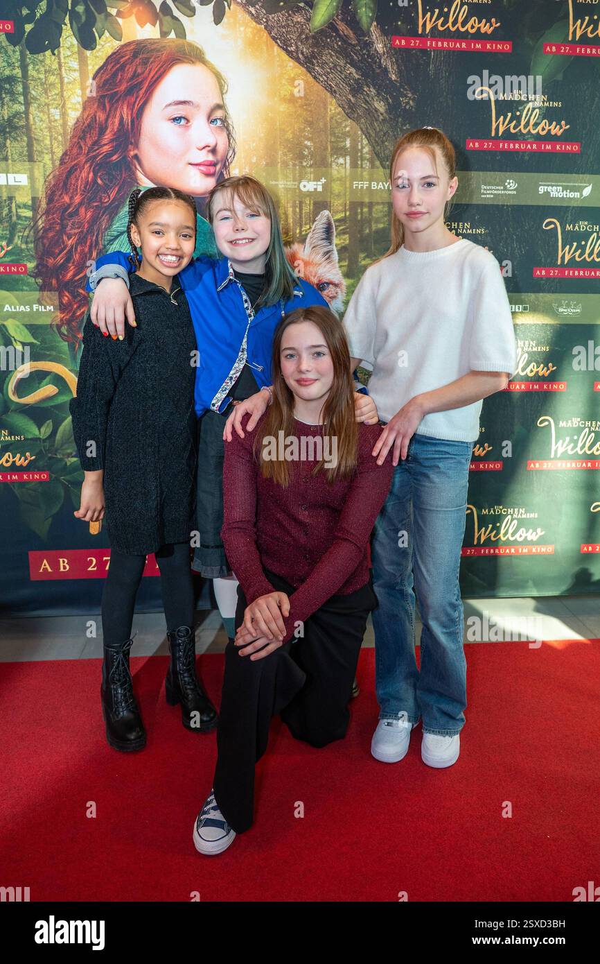 Vienna, Austria. 22nd Feb, 2025. Cinema premiere "Ein Mädchen namens ...