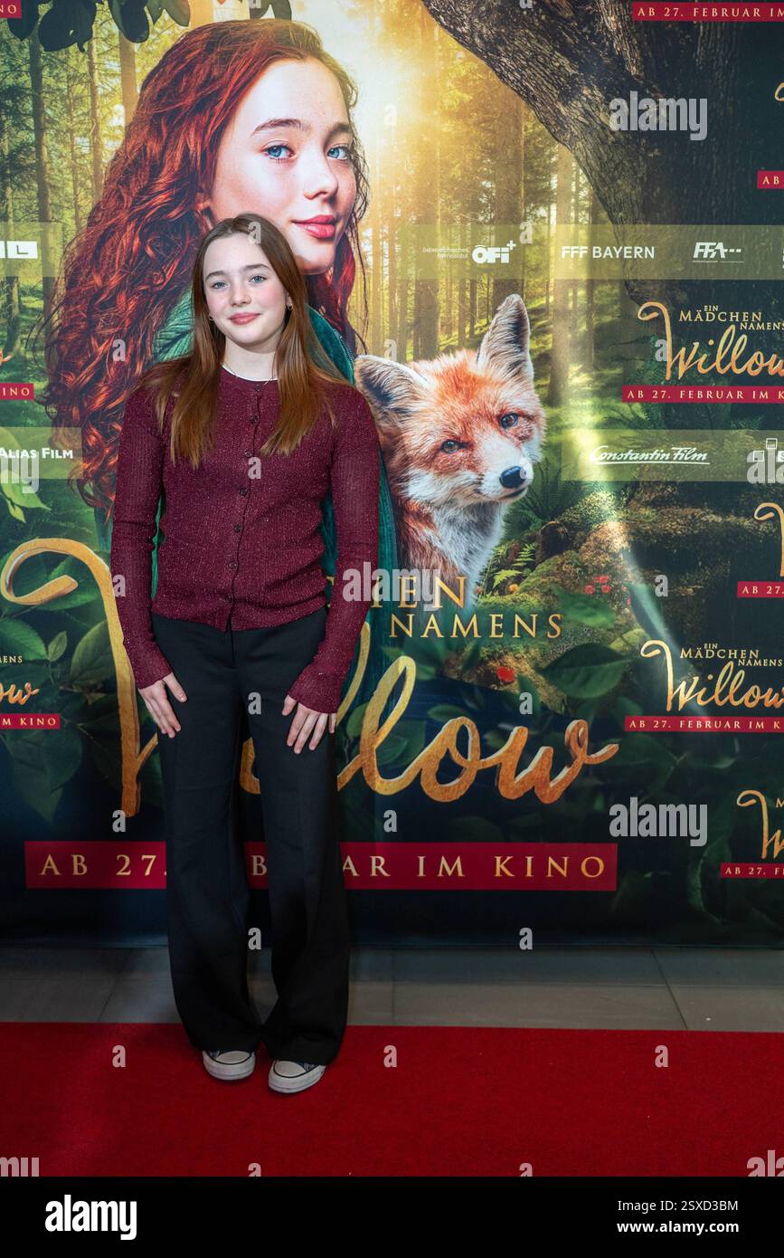 Vienna, Austria. 22nd Feb, 2025. Cinema premiere "Ein Mädchen namens Willow" (A Girl Called ...