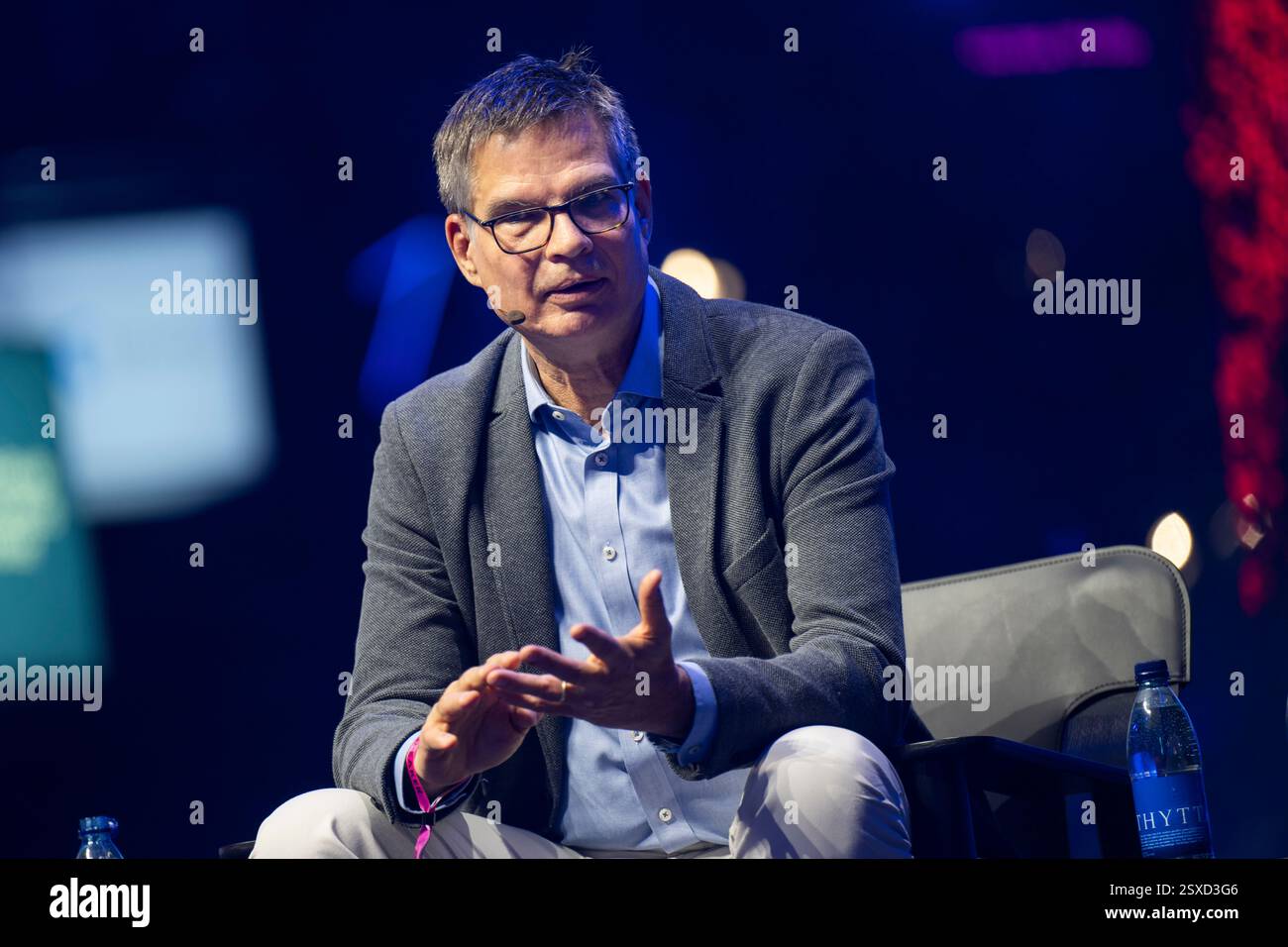 Stockholm, Sweden. 21st Feb, 2025. Dirk Voeste, Head of Sustainability at Volkswagen Group, on ...