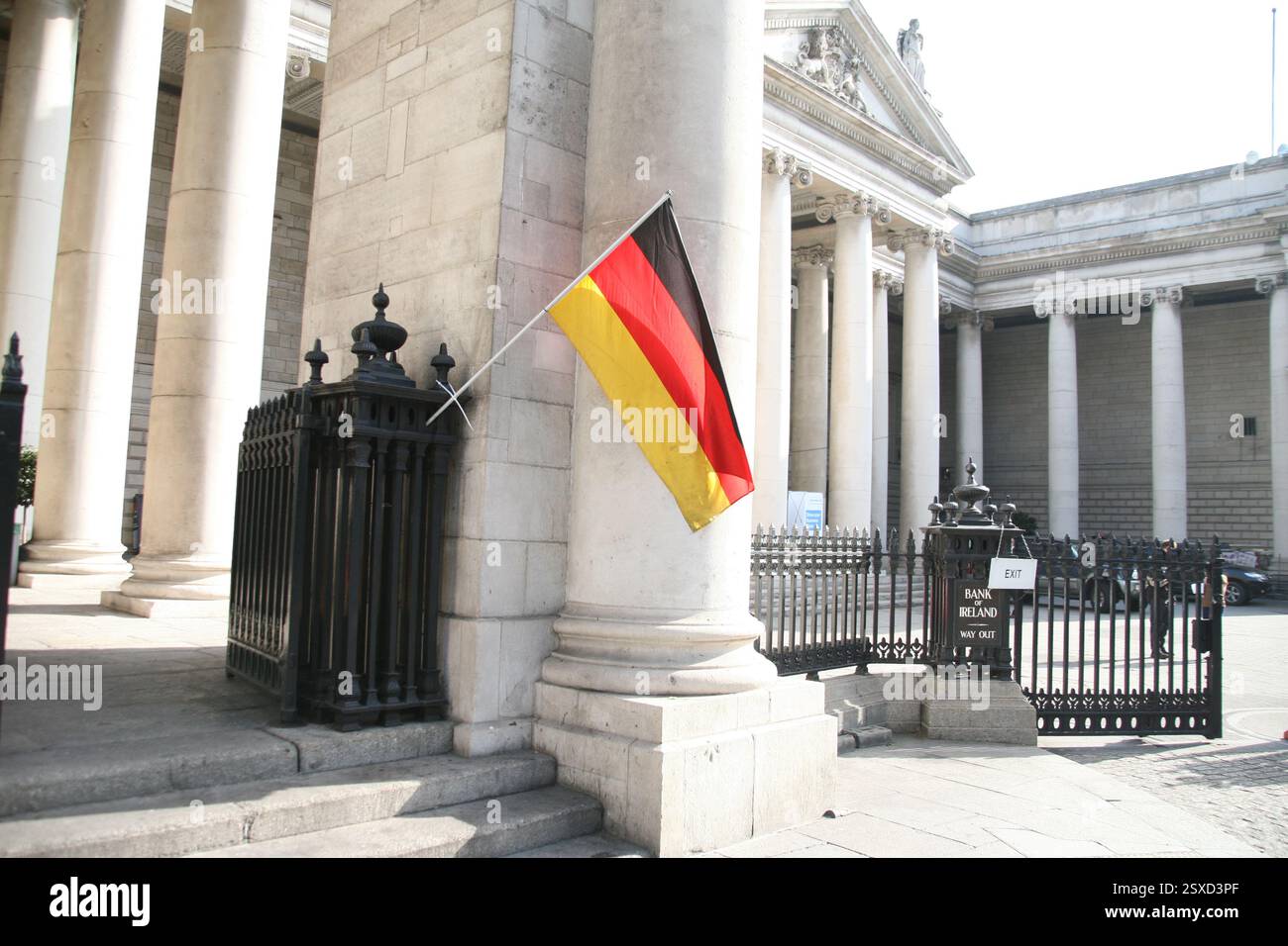 Ireland national flag hangs on hi-res stock photography and images - Alamy