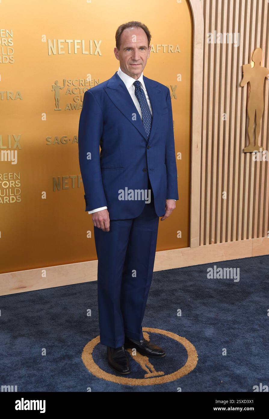 Los Angeles, USA. 23rd Feb, 2025. Ralph Fiennes arriving to the 31st ...