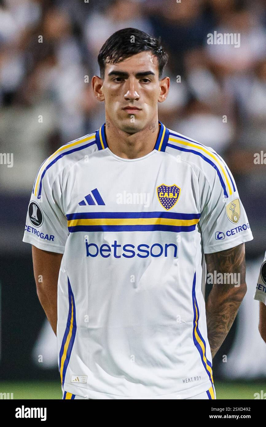 LIMA, PERU - FEBRUARY 18: Lautaro Di Lollo of Boca Juniors during Copa ...