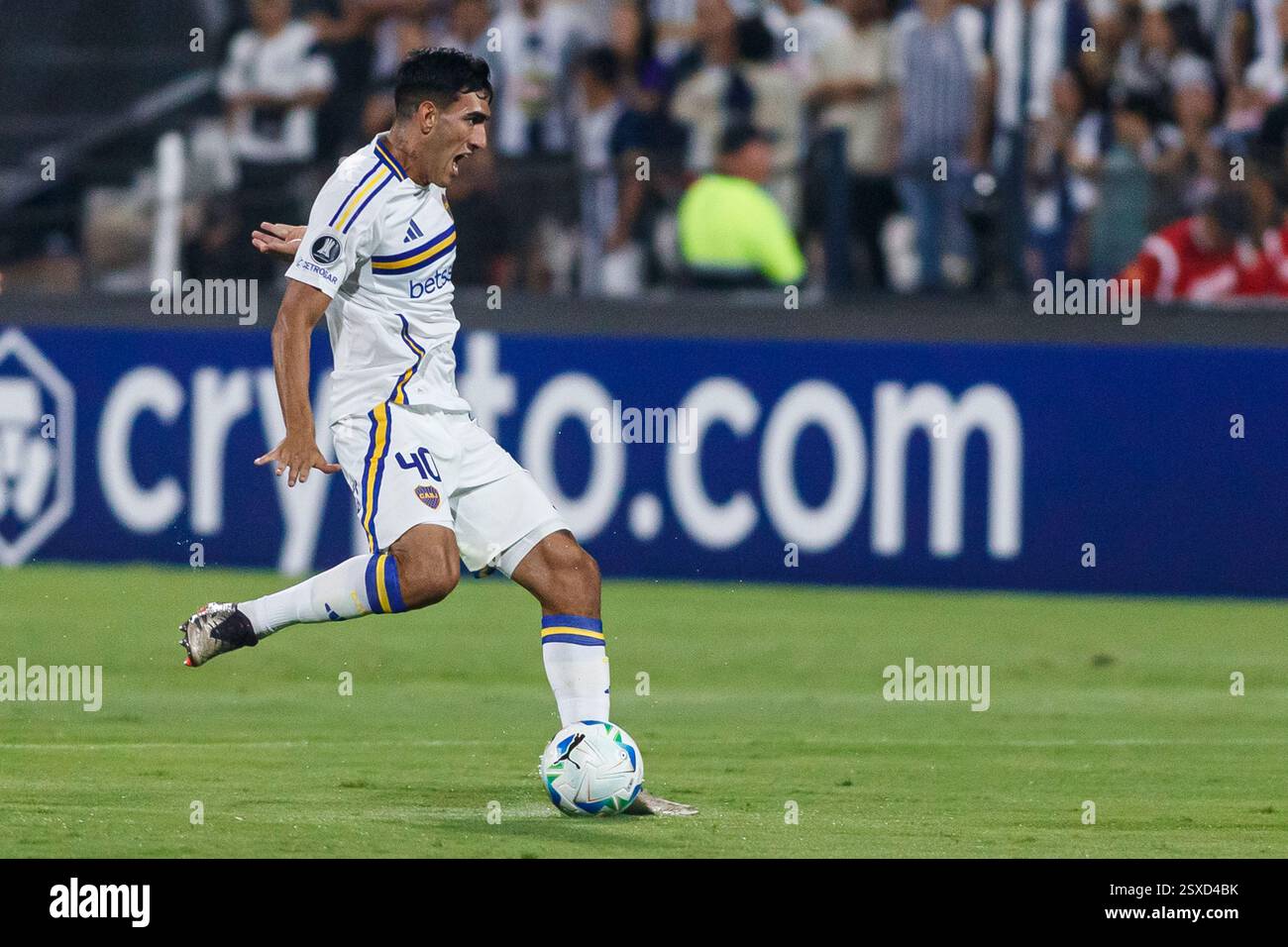 LIMA, PERU - FEBRUARY 18: Lautaro Di Lollo of Boca Juniors during Copa ...