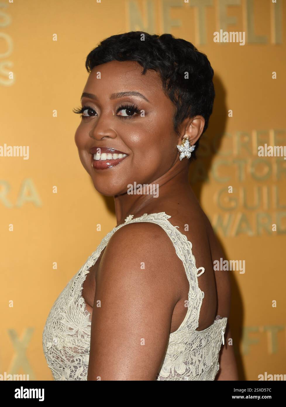 Los Angeles, USA. 23rd Feb, 2025. Quinta Brunson arriving to the 31st ...