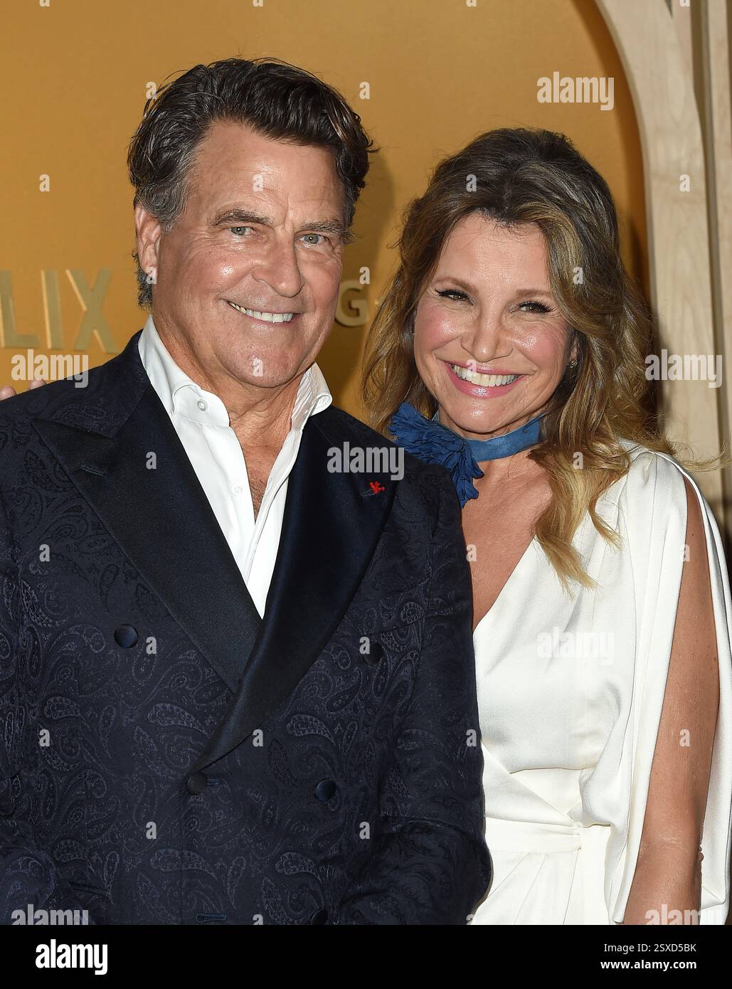 Los Angeles, USA. 23rd Feb, 2025. Ted McGinley, Gigi Rice arriving to ...