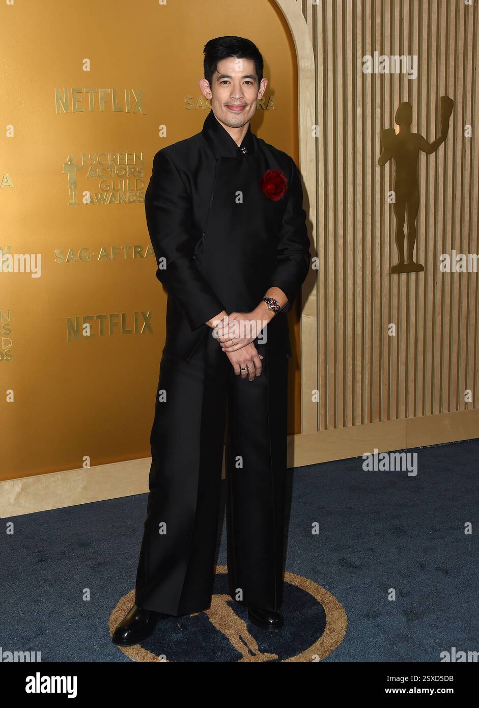 Los Angeles, USA. 23rd Feb, 2025. Christopher Chung arriving to the ...