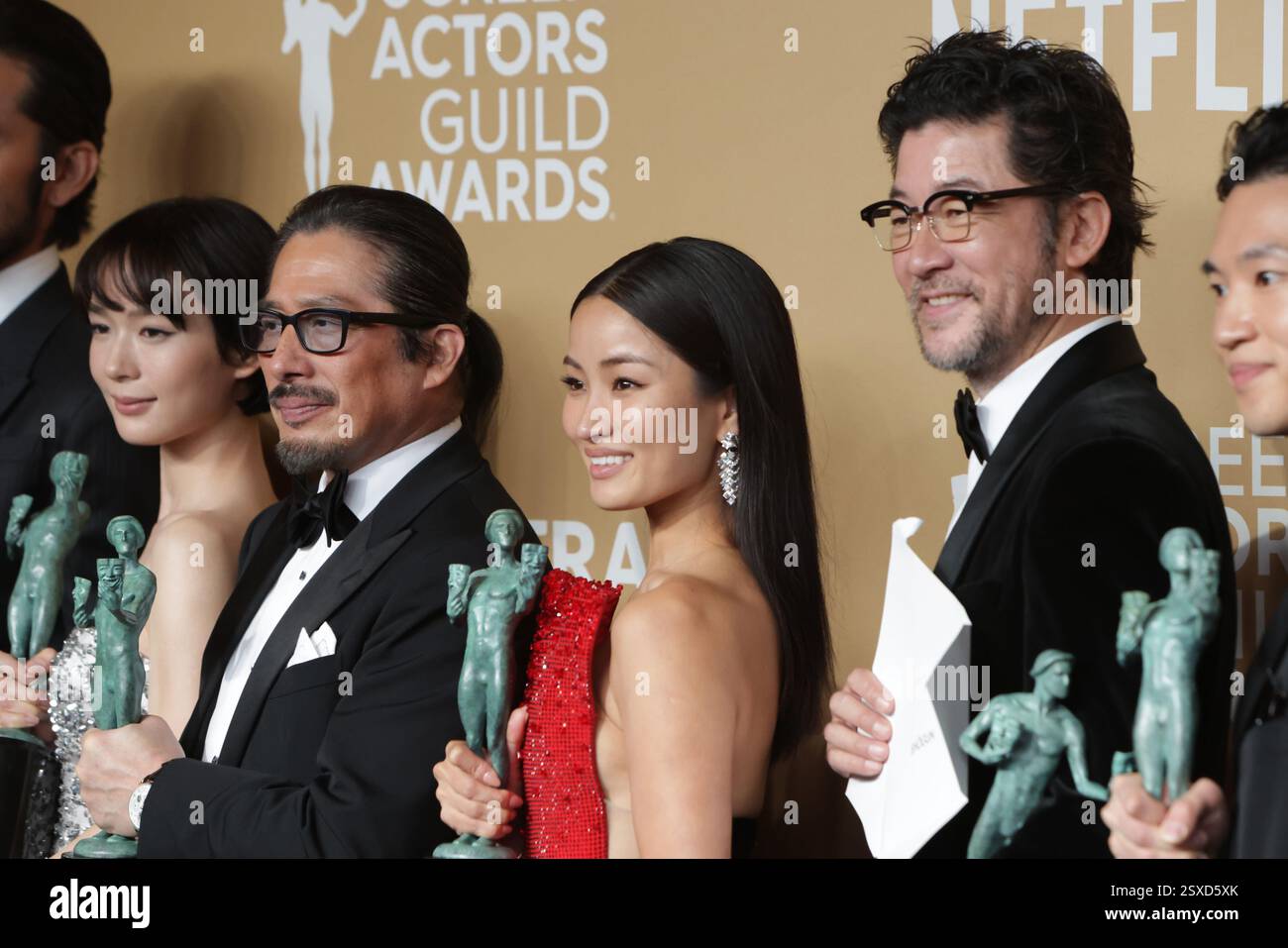 Los Angeles, USA. 23rd Feb, 2025. Cast of Shogun - Moeka Hoshi ...