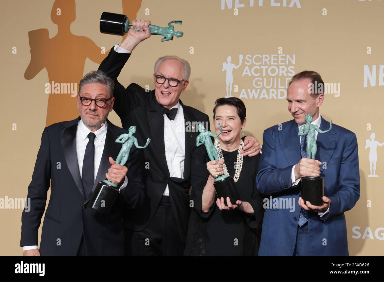 Los Angeles, USA. 23rd Feb, 2025. (L-R) Sergio Castellitto, John ...