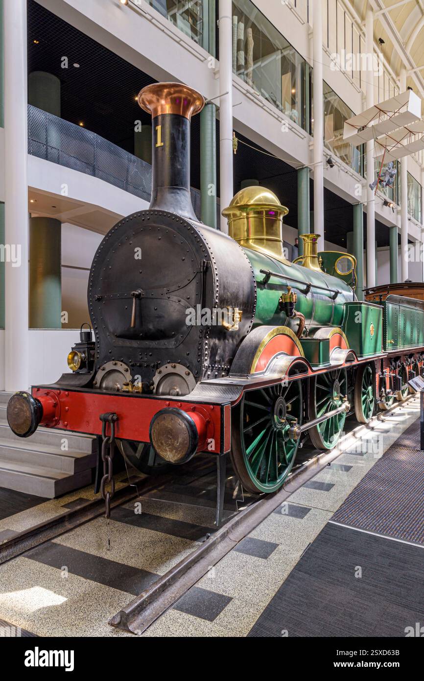 Locomotive No. 1, hauled the first train in NSW, now on display in The ...