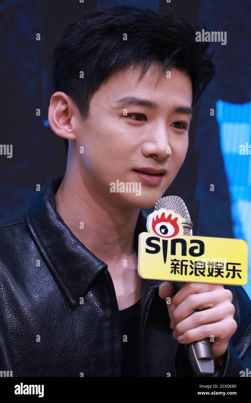 Chinese actor Bai Jingting attends an activity in Beijing, China, 20 ...