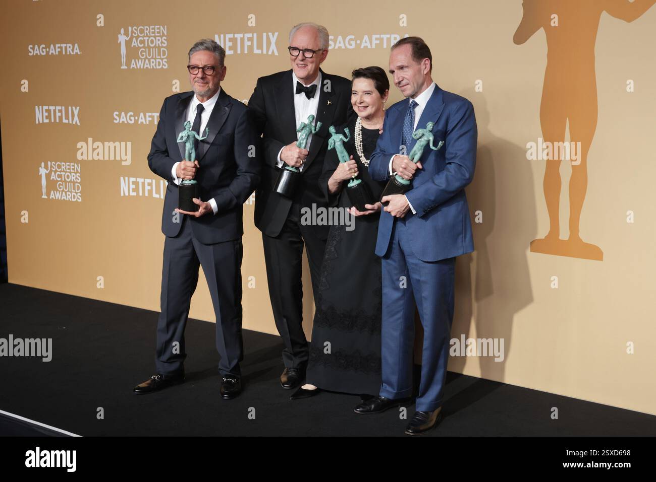 Los Angeles, USA. 23rd Feb, 2025. (L-R) Sergio Castellitto, John ...