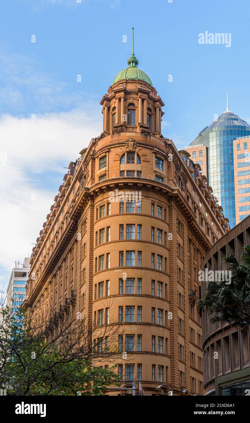 Corner facade of the Radisson Blu Hotel, a heritage Inter War ...