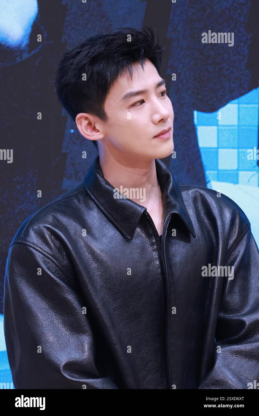 Chinese actor Bai Jingting attends an activity in Beijing, China, 20 ...
