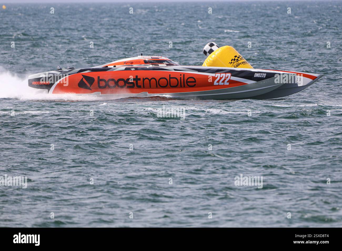 Drivers Darren Nicholson and Peter McGrath are seen in action aboard ...
