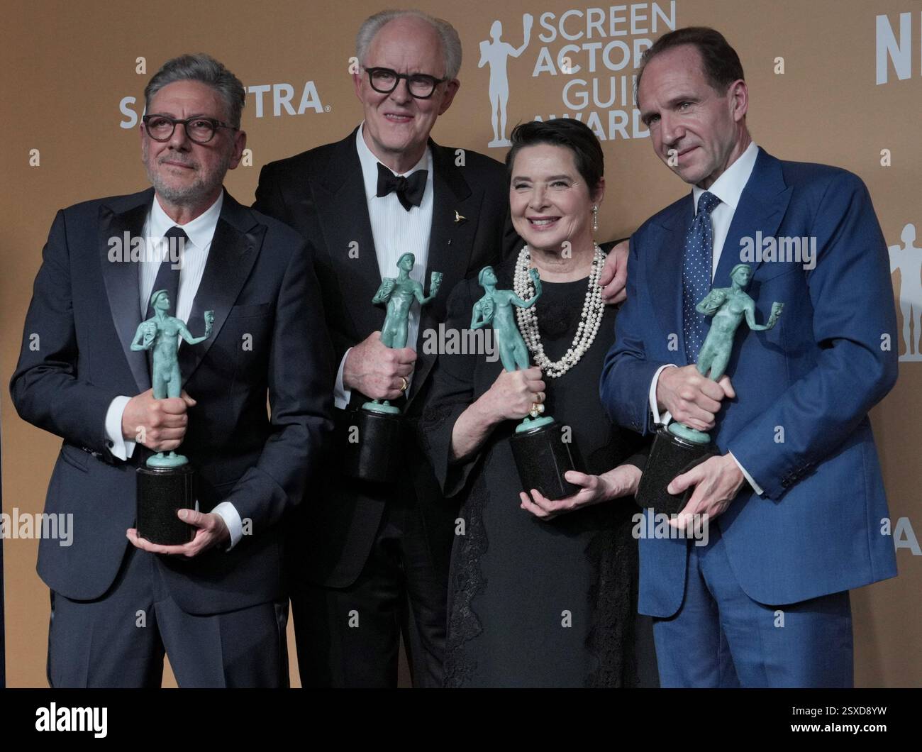 Los Angeles, USA. 23rd Feb, 2025. (L-R) Sergio Castellitto, John ...