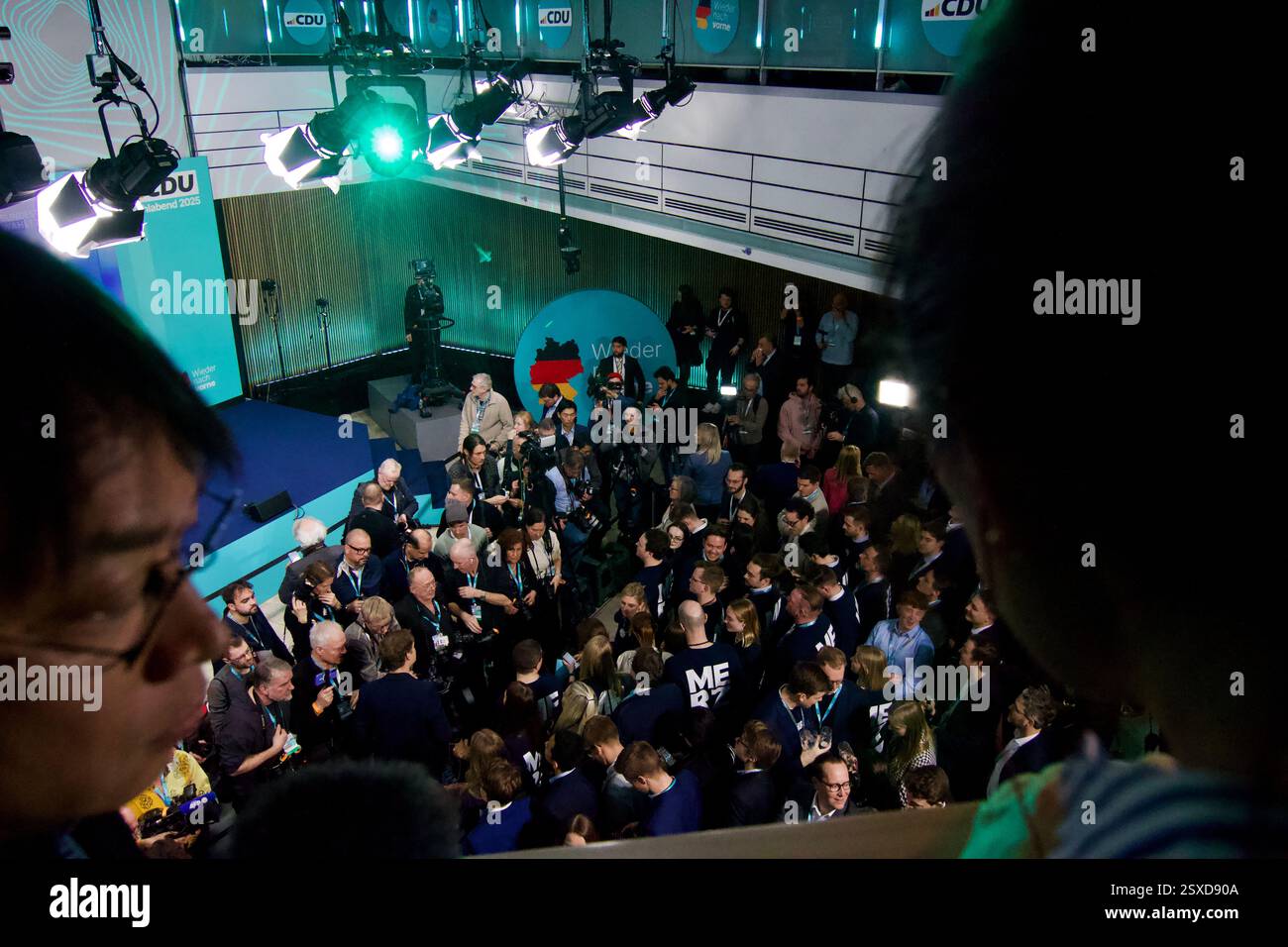 Berlin, Germany. February 23, 2025. Christian Democratic Union (CDU ...