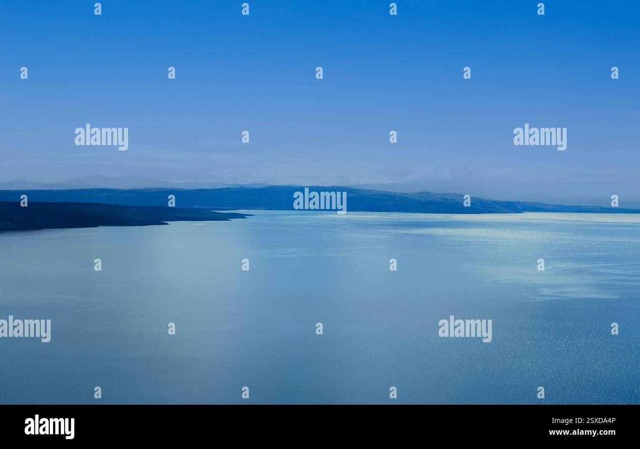 a splendid background of Blue Sea Stock Photo - Alamy