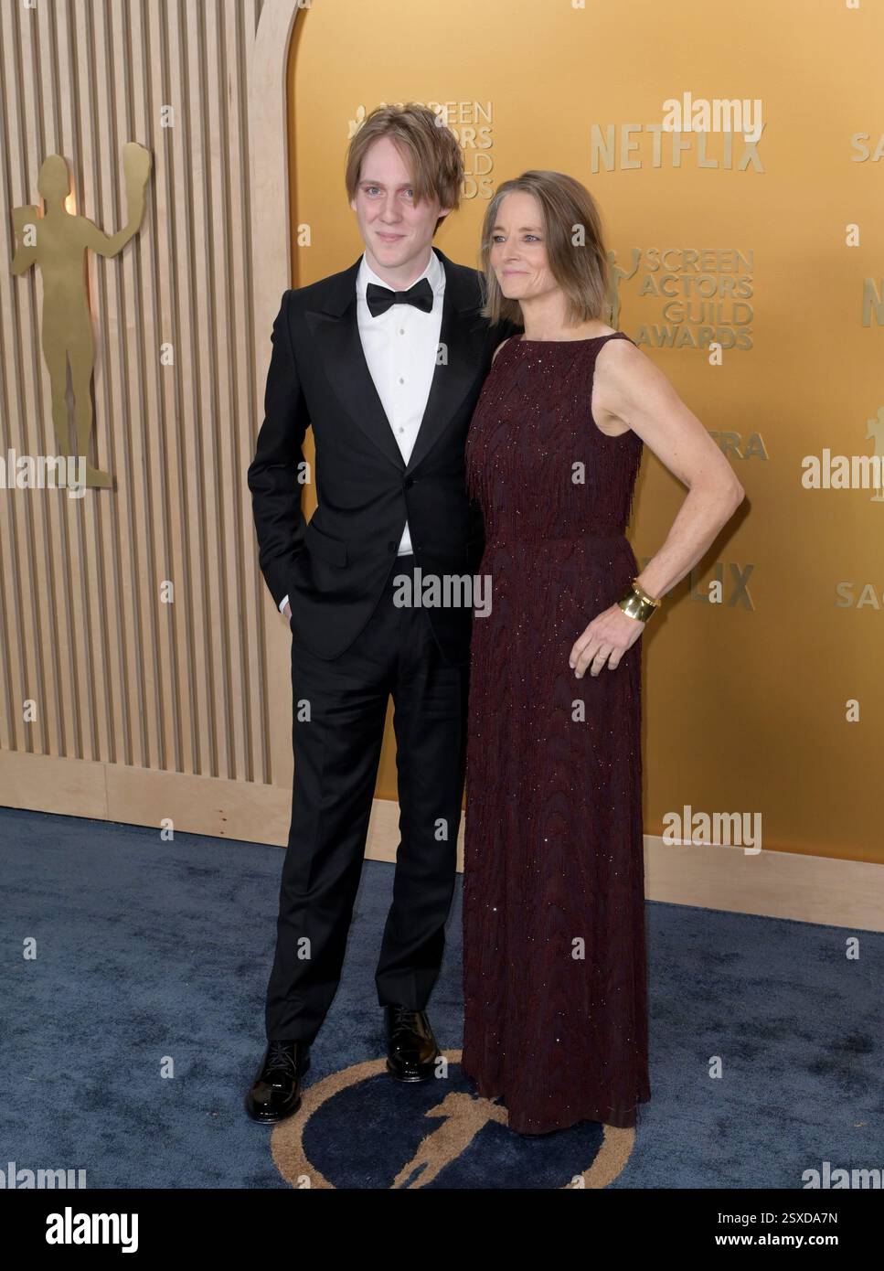 LOS ANGELES, USA. February 23, 2025: Jodie Foster & Charlie Foster at ...