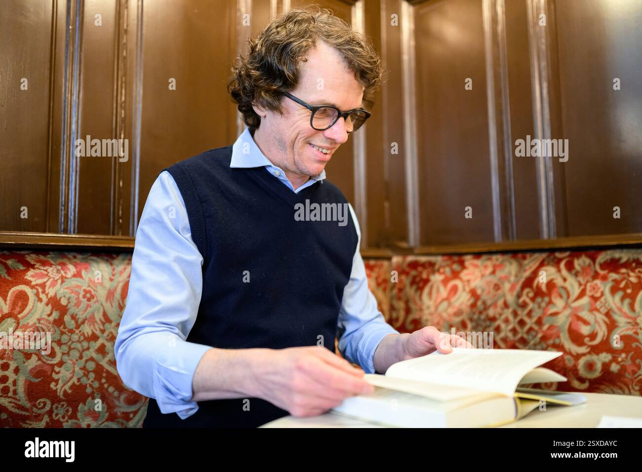 Austrian writer Martin Prinz during an interview with the APA - Austria ...