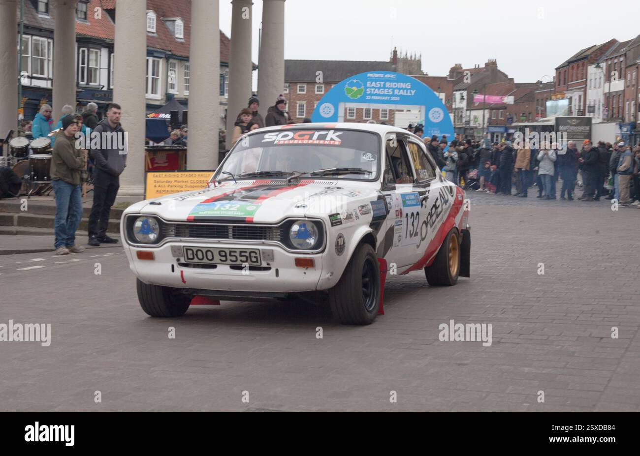 Ford Escort Classic cars competing at East Riding Rally Stages February ...