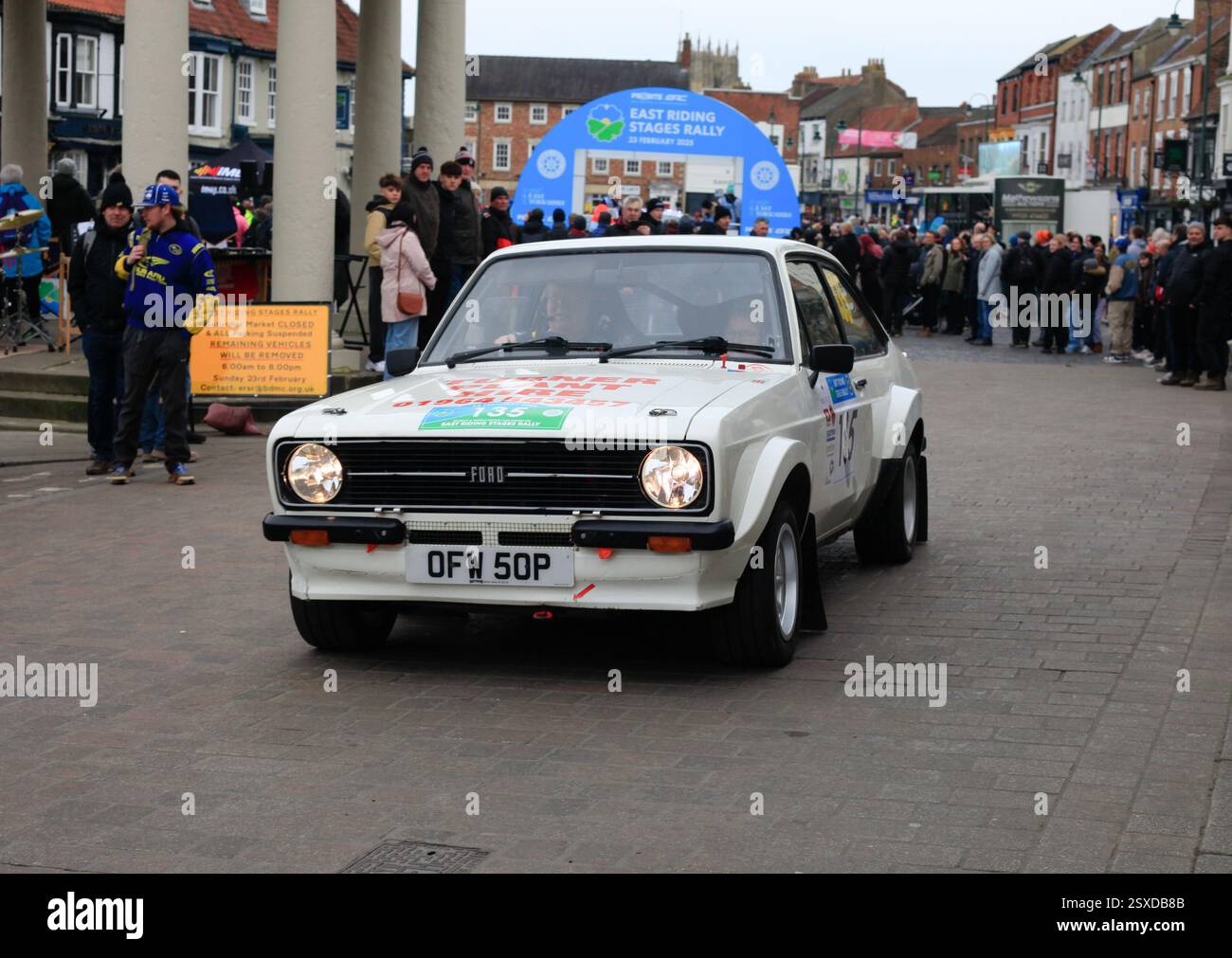 Ford Escort Classic cars competing at East Riding Rally Stages February ...