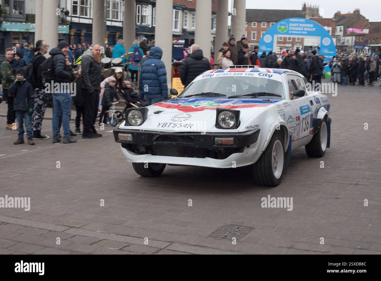 Triumph TR7 V8 Classic cars competing at East Riding Rally Stages ...