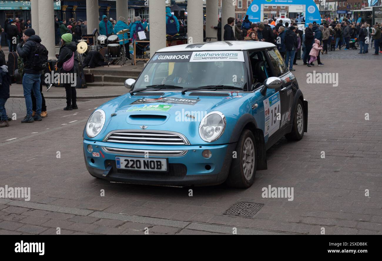 Classic cars competing at East Riding Rally Stages February 2025 Stock ...