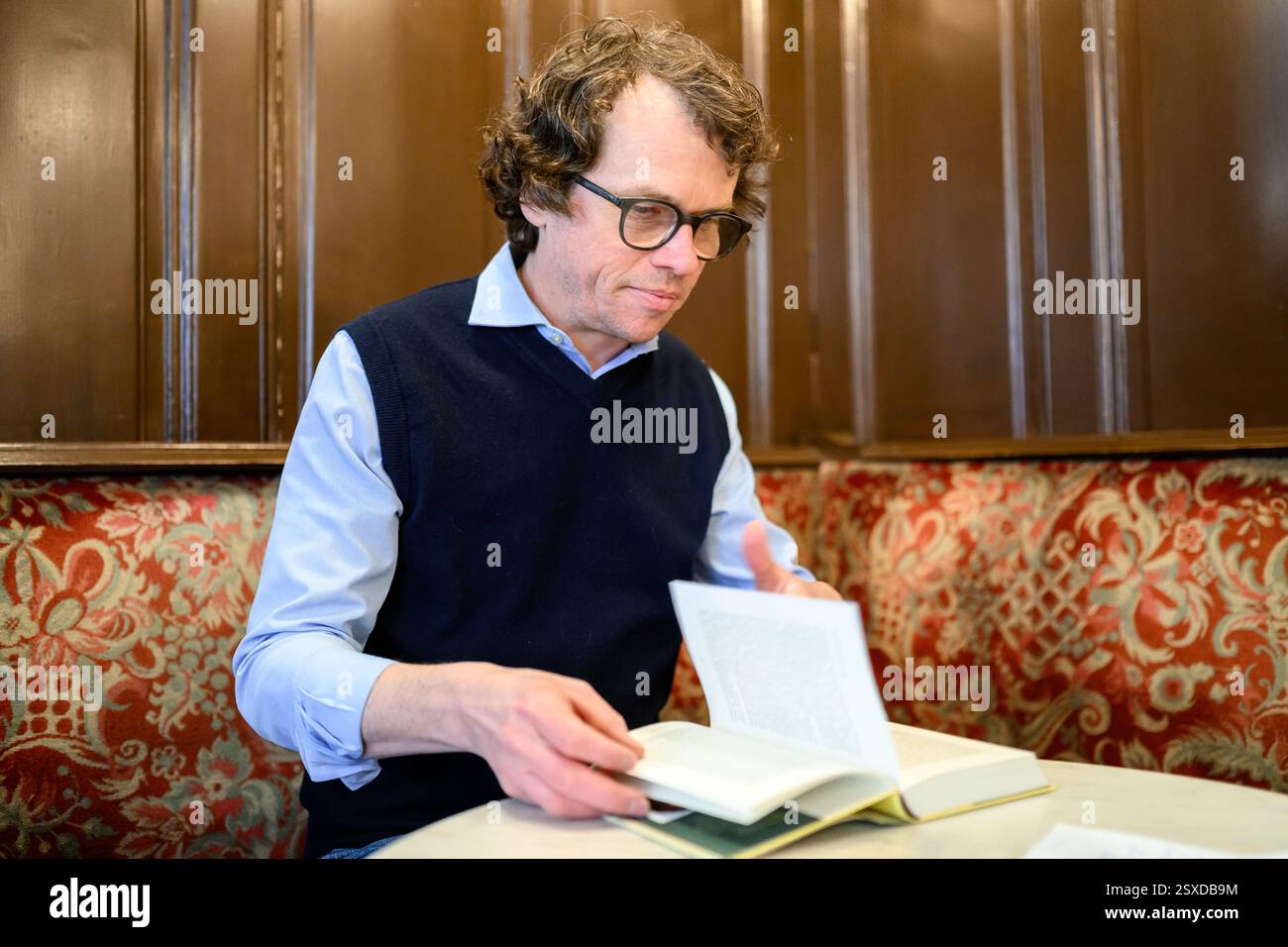 Austrian writer Martin Prinz during an interview with the APA - Austria ...