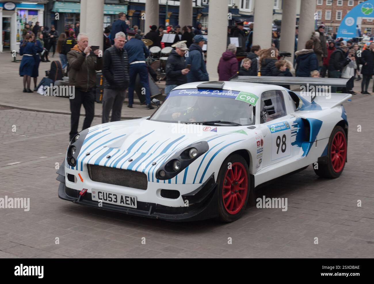 Cars competing at East Riding Rally Stages February 2025 Stock Photo ...