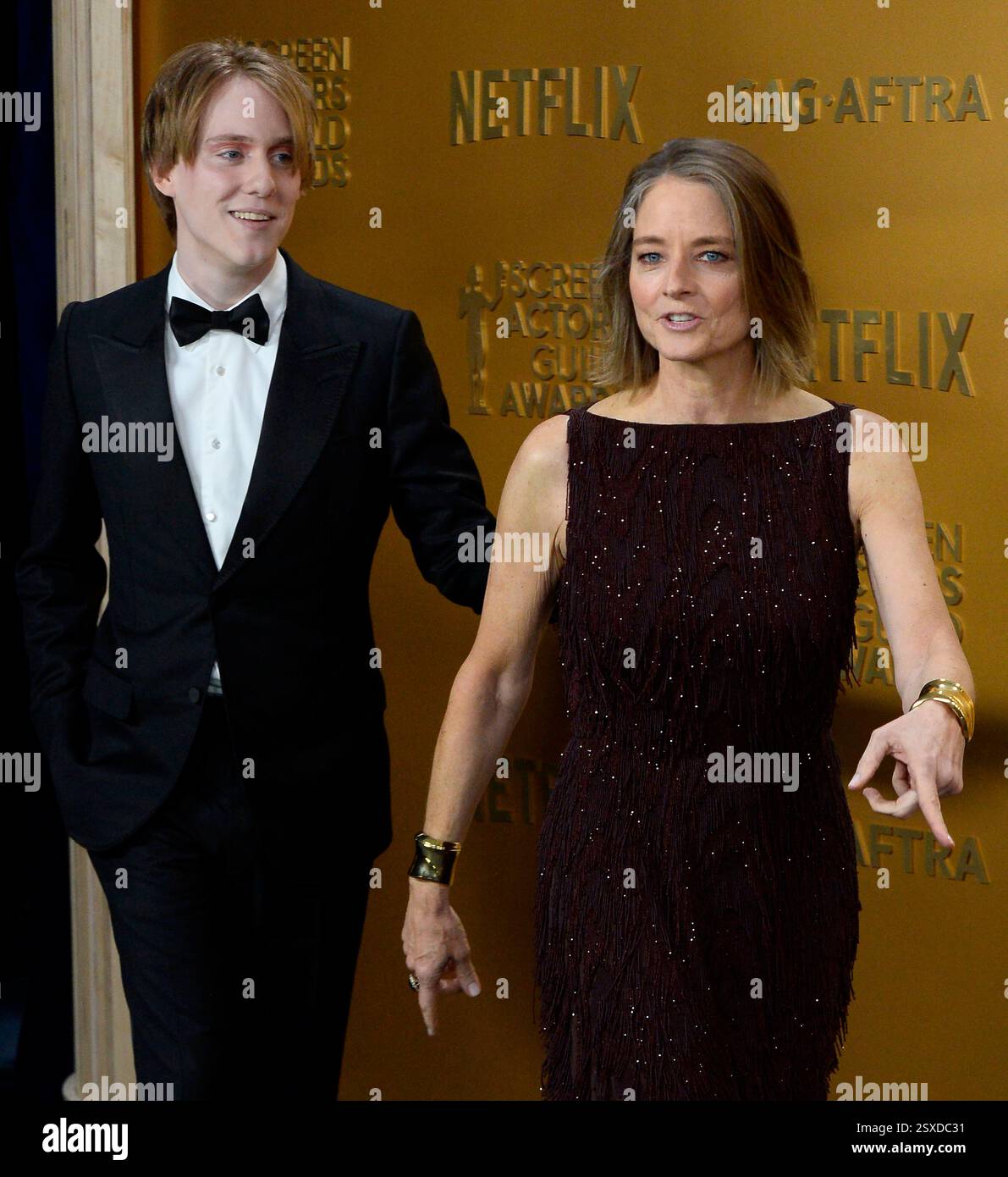 Los Angeles, USA. 23rd Feb, 2025. Charles Bernard Foster and Jodie ...