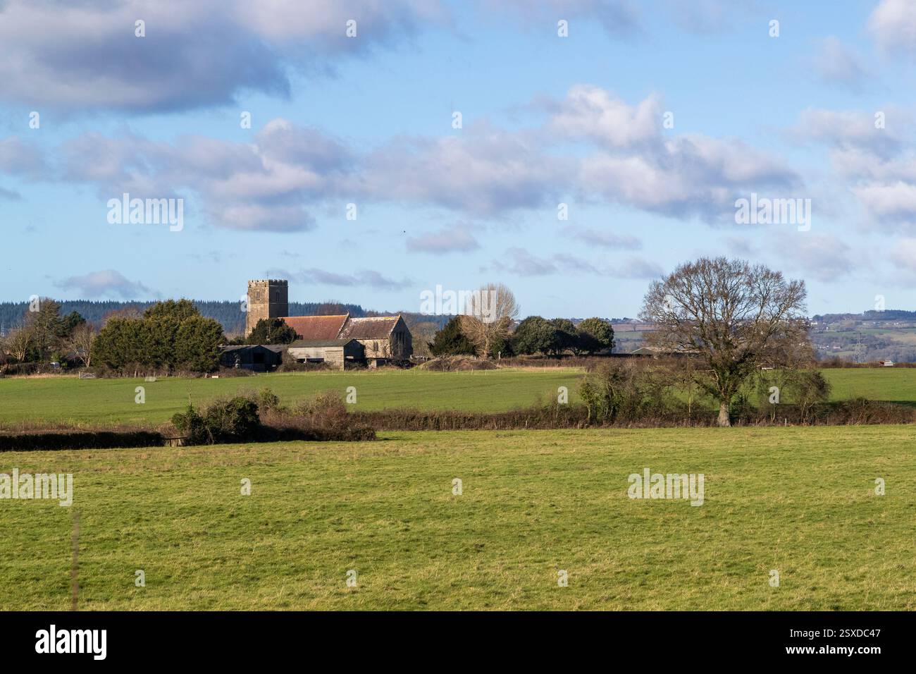 St Andrew's church, Awre stands on the highest ground of the Awre ...