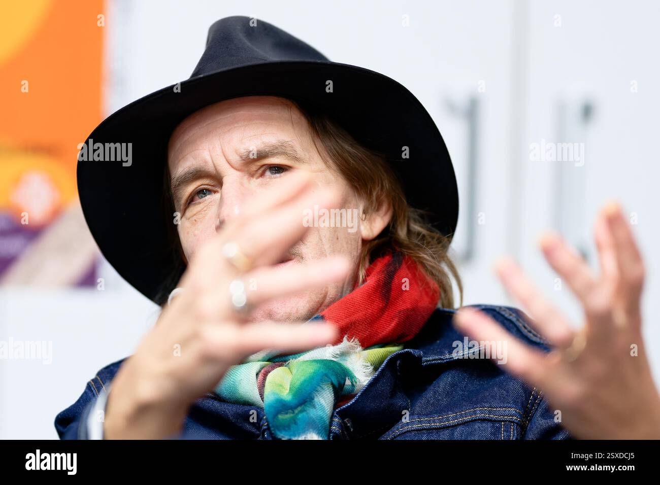 Ernst Molden at a press conference to mark the launch of the show ...