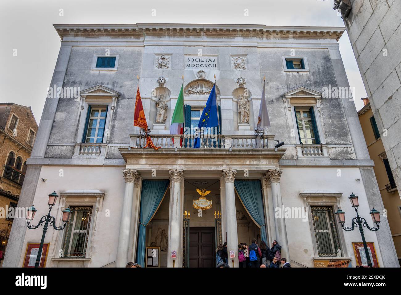 Venice, Italy - March 19, 2024 - Teatro La Fenice opera house, landmark ...