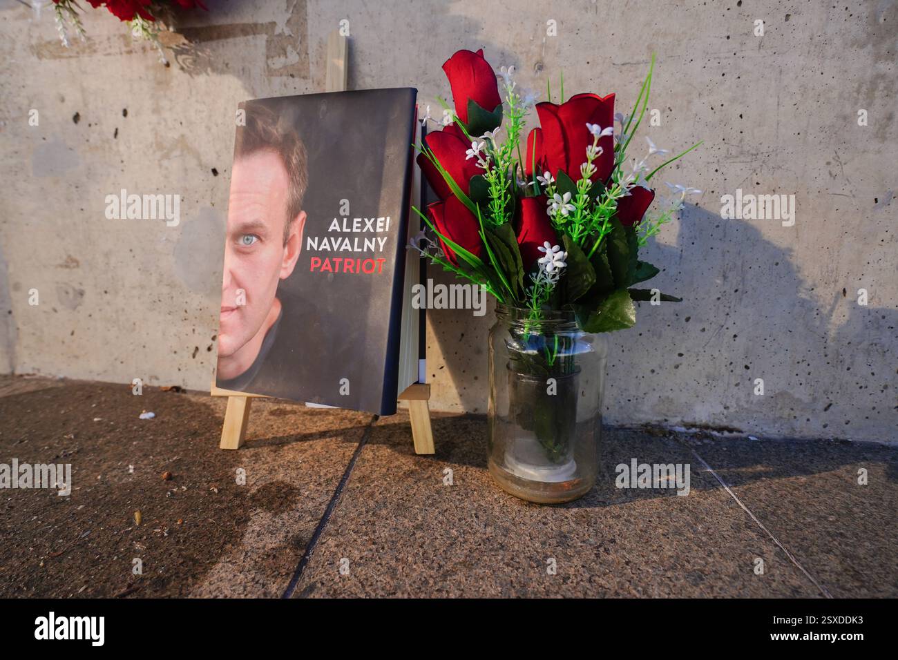 Adelaide, Australia 24 February 2025. A shrine in Adelaide to honour ...
