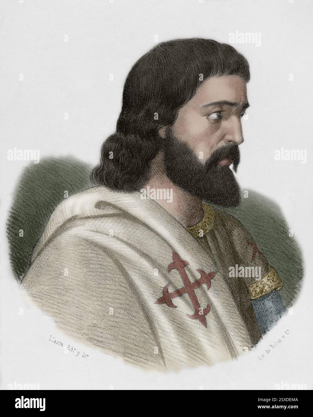 Pedro Alfonso de Carvajal (d. 1312). Castilian knight and commander of ...