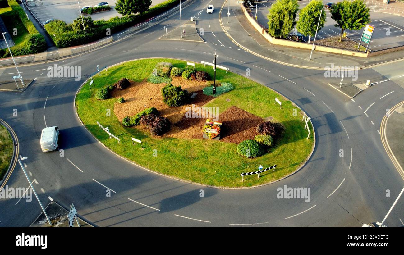 Deadpool and Wolverine floral tribute in Wrexham Stock Photo - Alamy