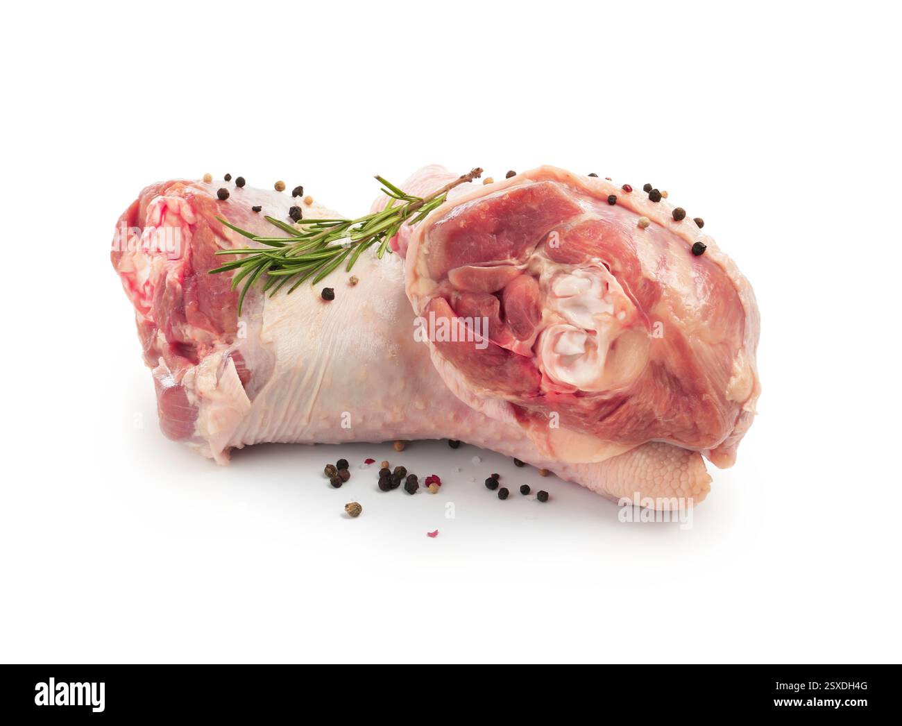Raw turkey drumsticks spices hi-res stock photography and images - Alamy