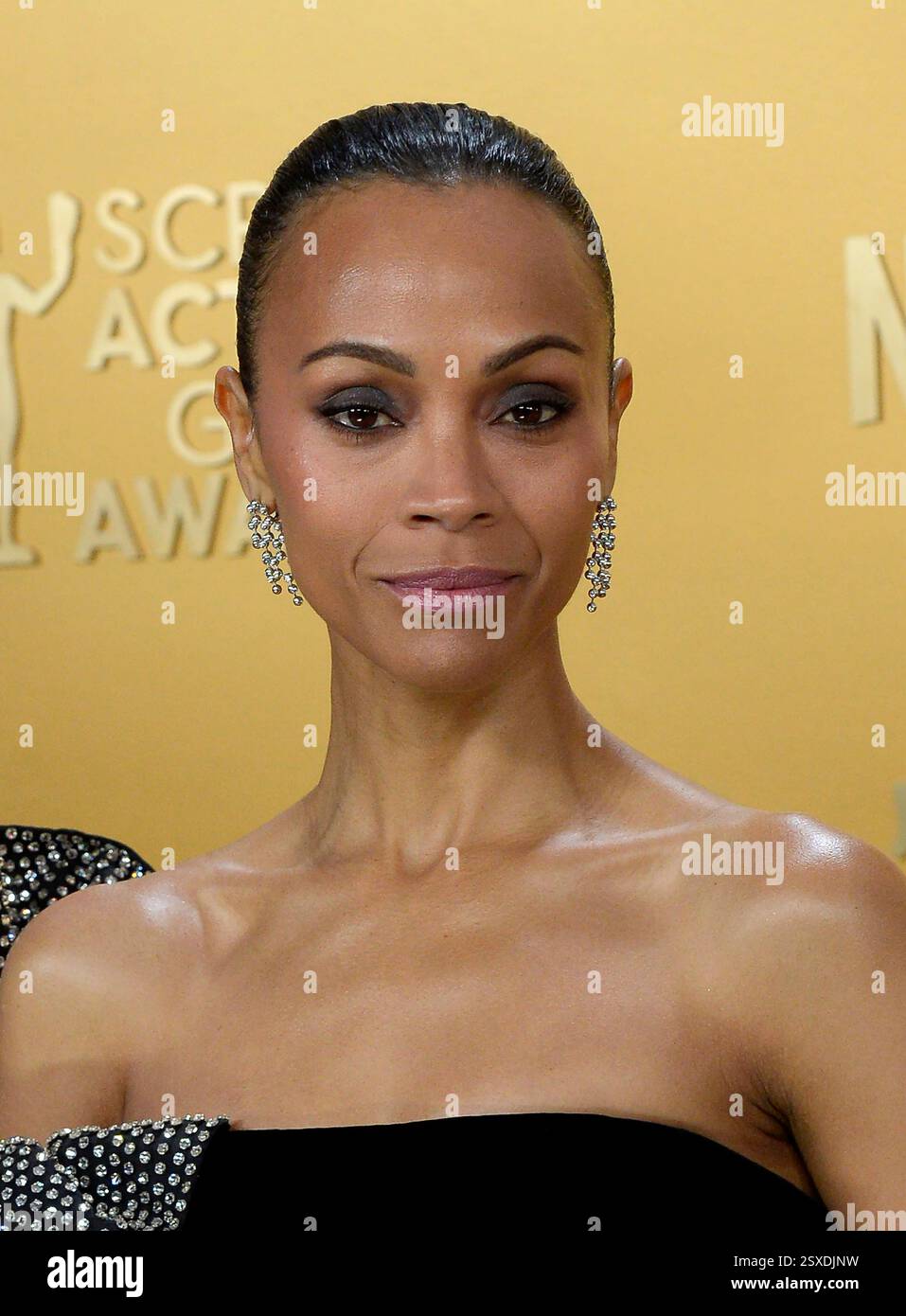 Los Angeles, USA. 23rd Feb, 2025. Zoe Saldana arriving at the 31st ...