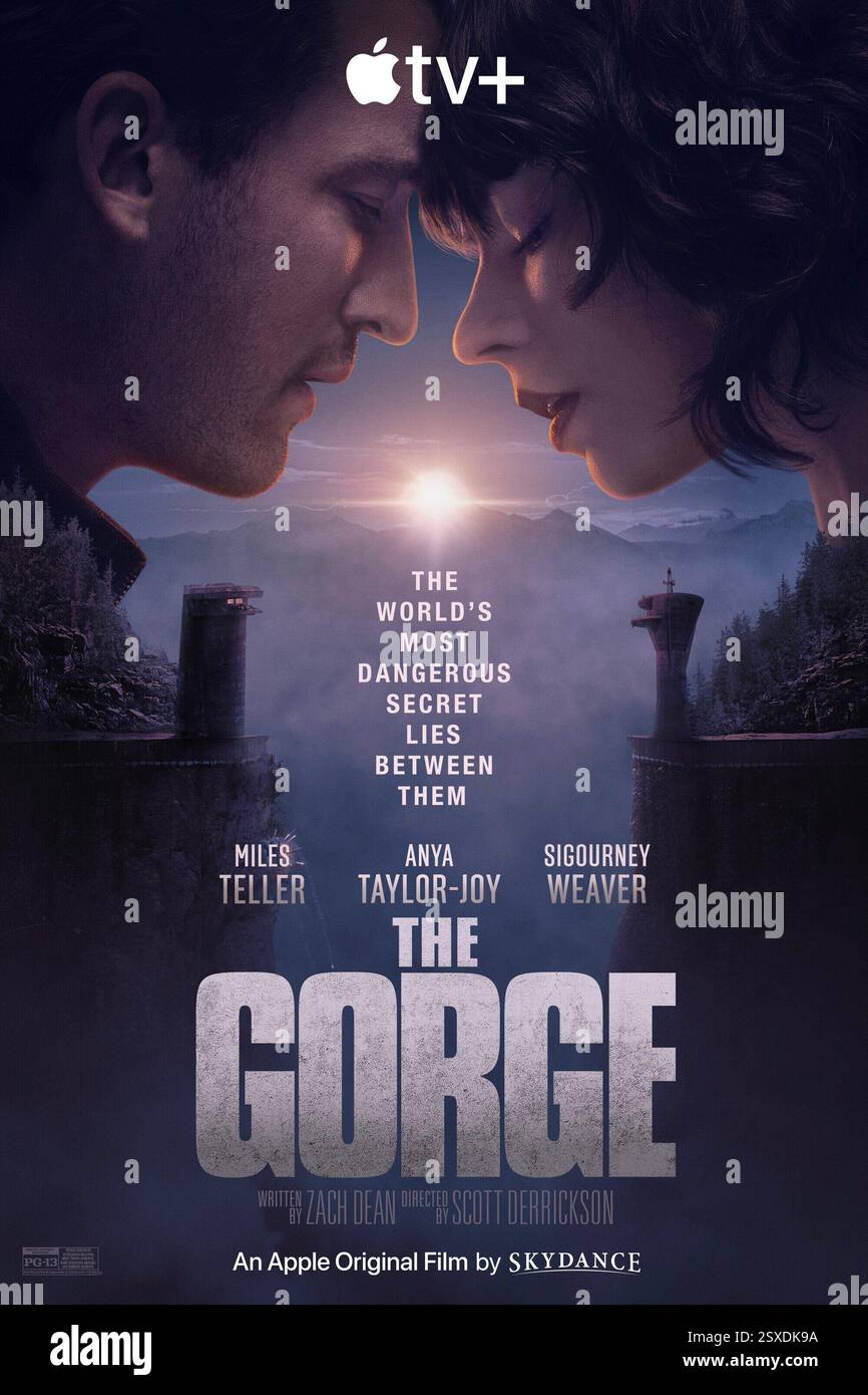THE GORGE (2025), directed by SCOTT DERRICKSON. Credit: Apple Original ...